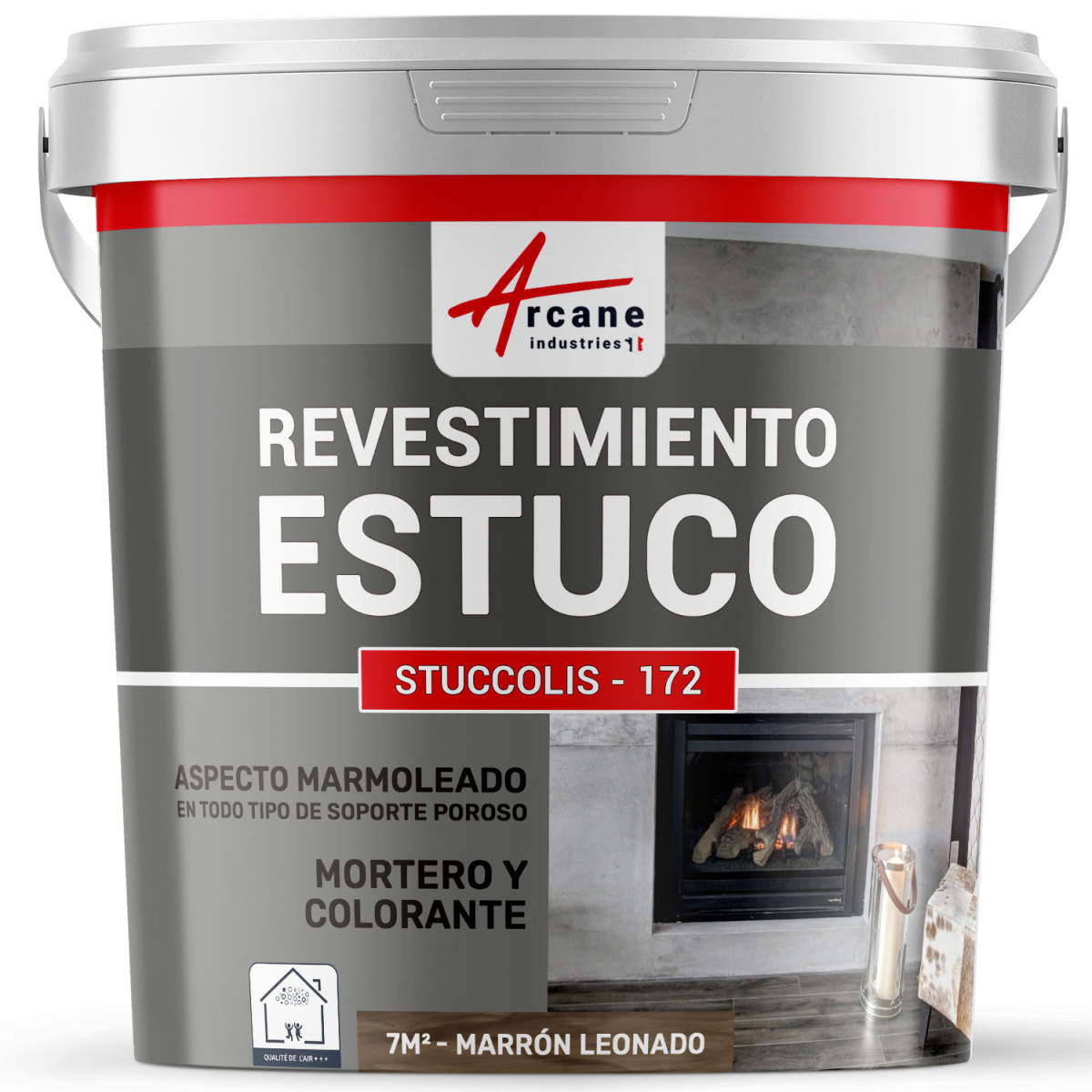 Pintura estuco, mortero para revestimiento de estuco veneciano y tinte ...
