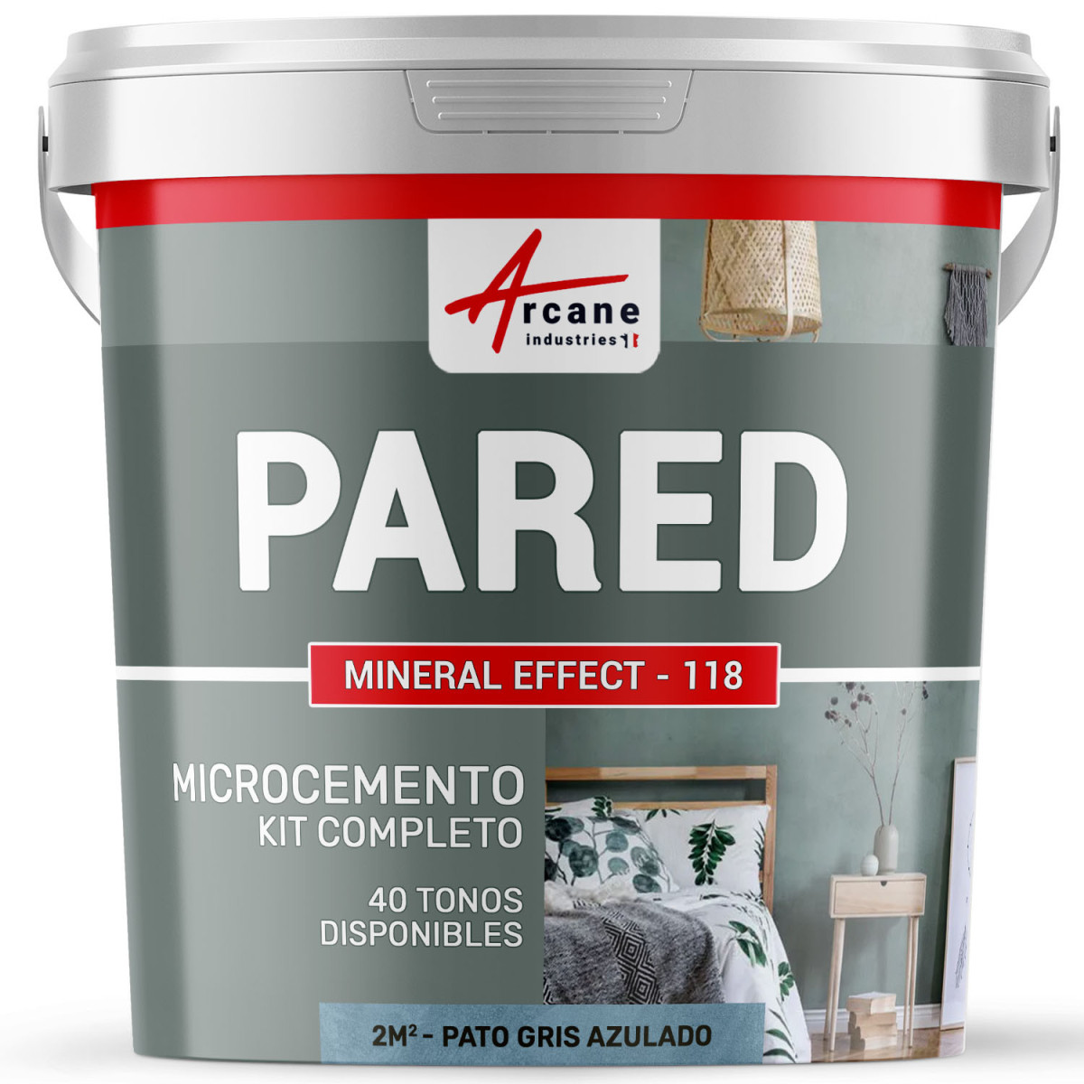 Microcemento pared - Kit completo - Azul | Maison Etanche